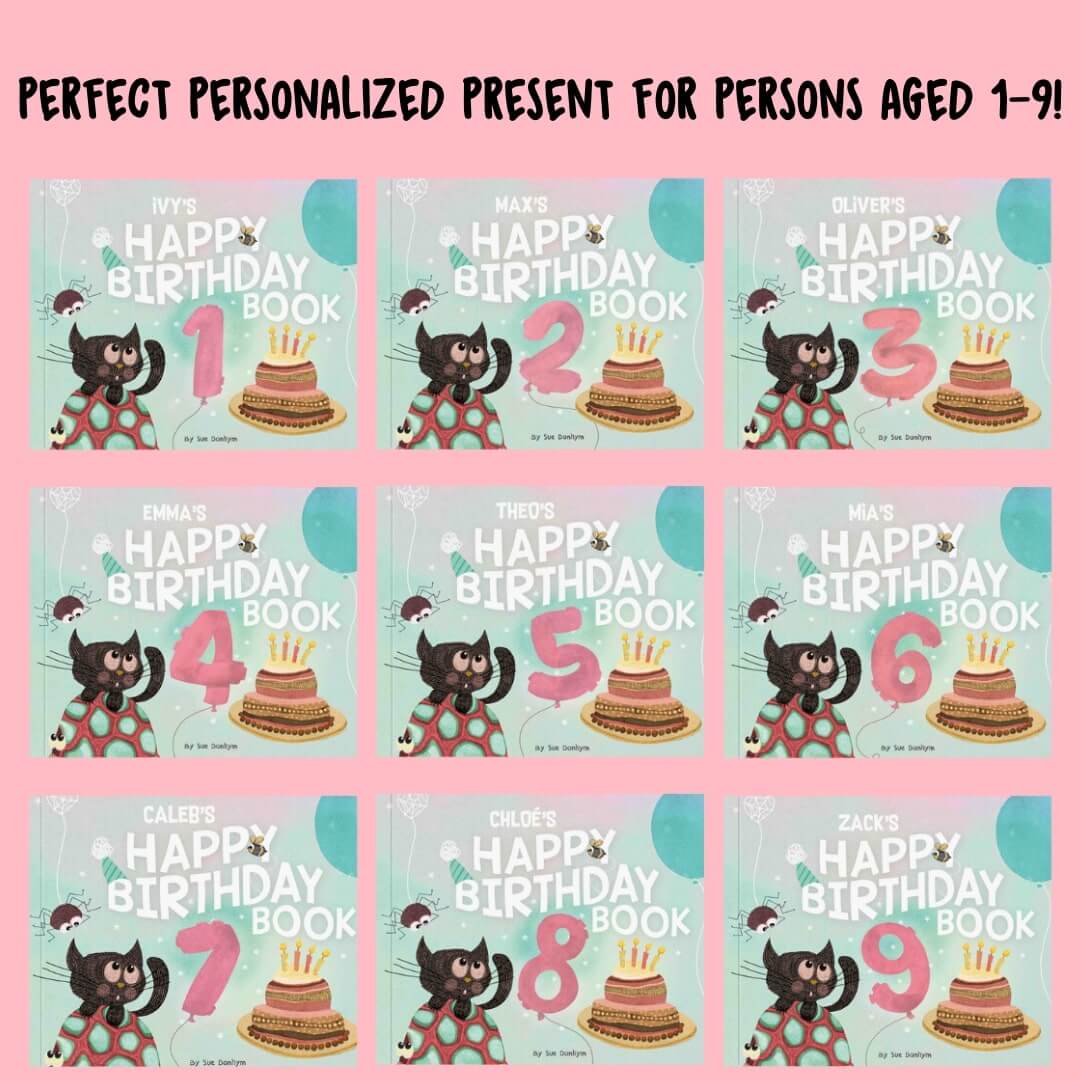 Personalized Book | My Happy Birthday Book - Caden Lane